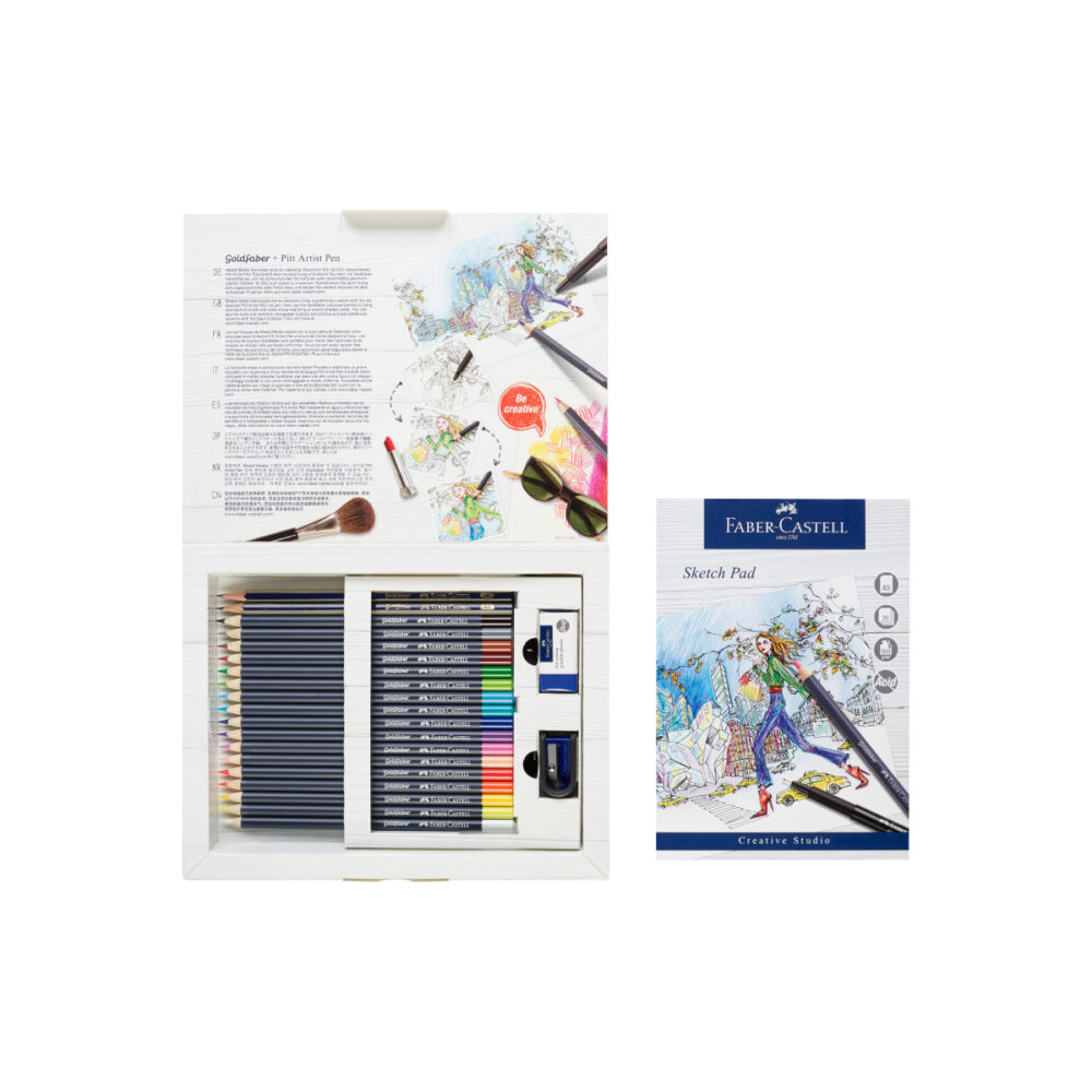 Faber-Castell Goldfaber Colour Pencil Gift Set (23 Piece) - Transition ...
