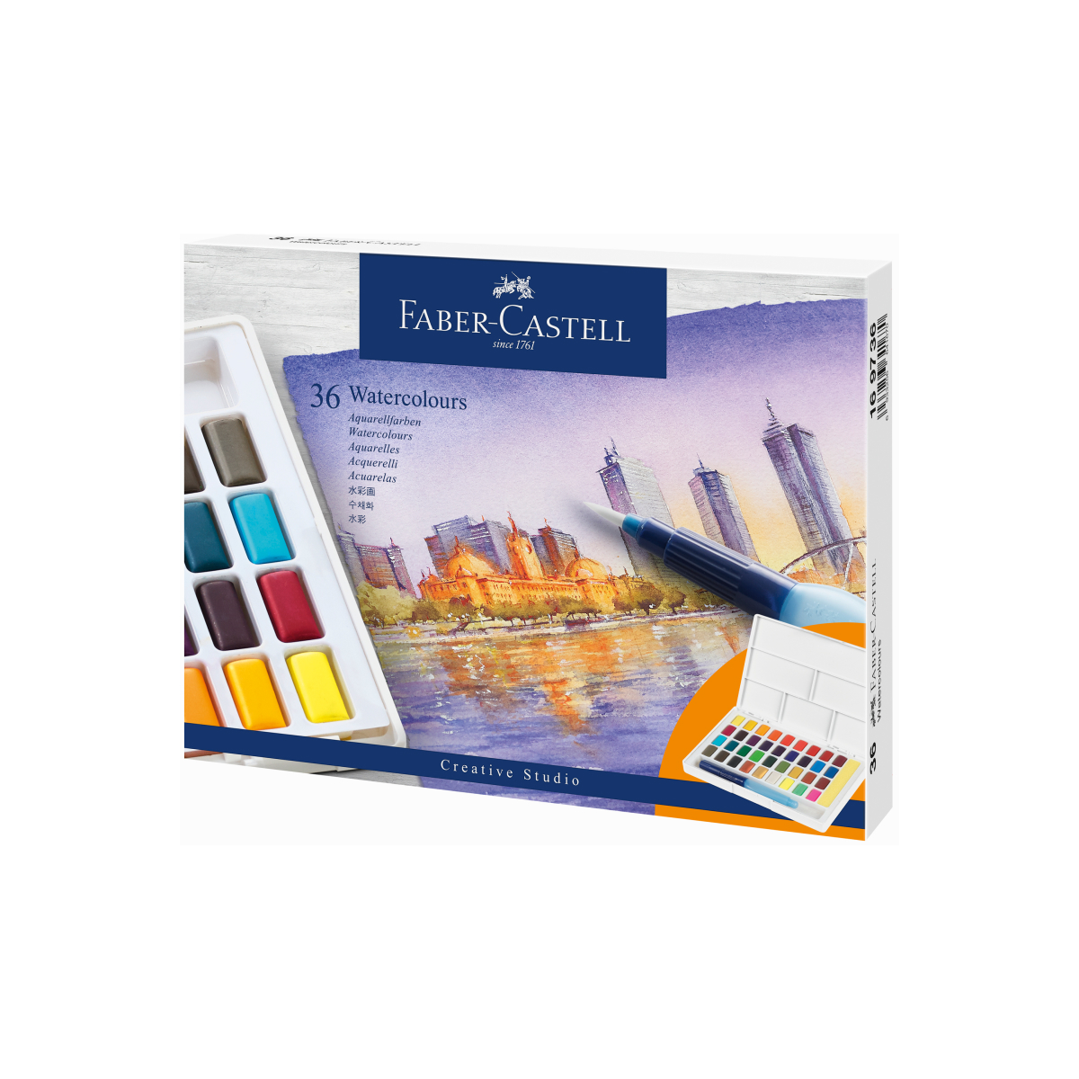 Faber Castell Creative Studio Watercolour Set (37 Piece) - Transition Store