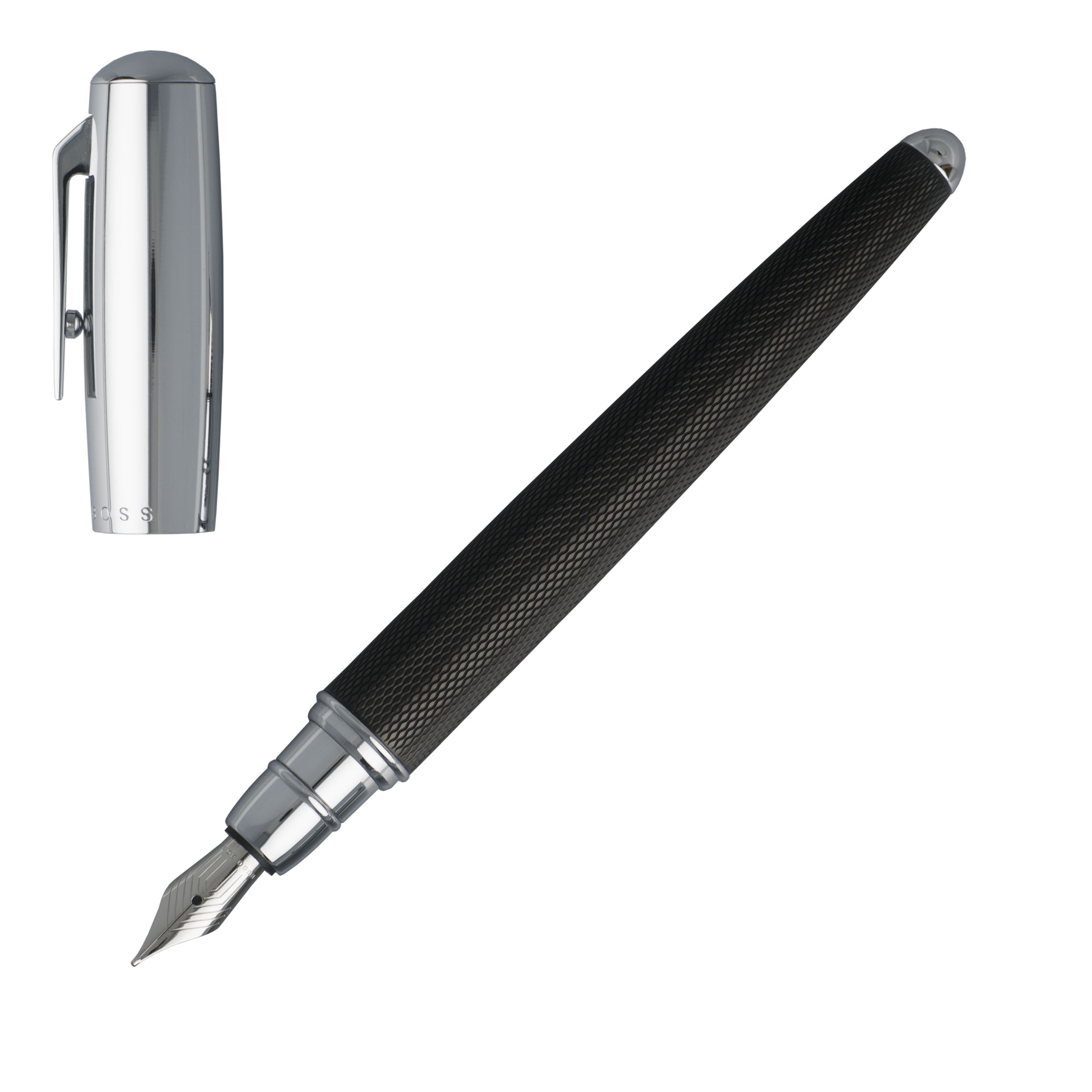 Hugo Boss Fountain Pen Pure Black - Transition Store